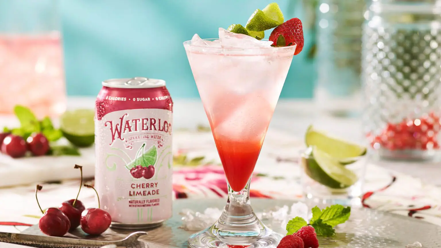 Cherry Berry Smash - Waterloo Sparkling Water