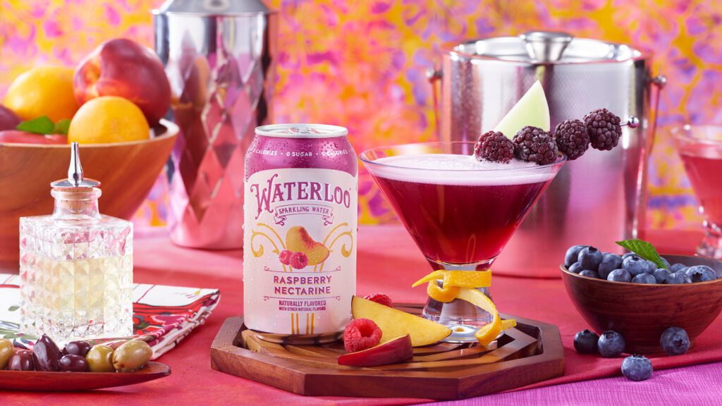 Berry Nectarine Martini - Waterloo Sparkling Water