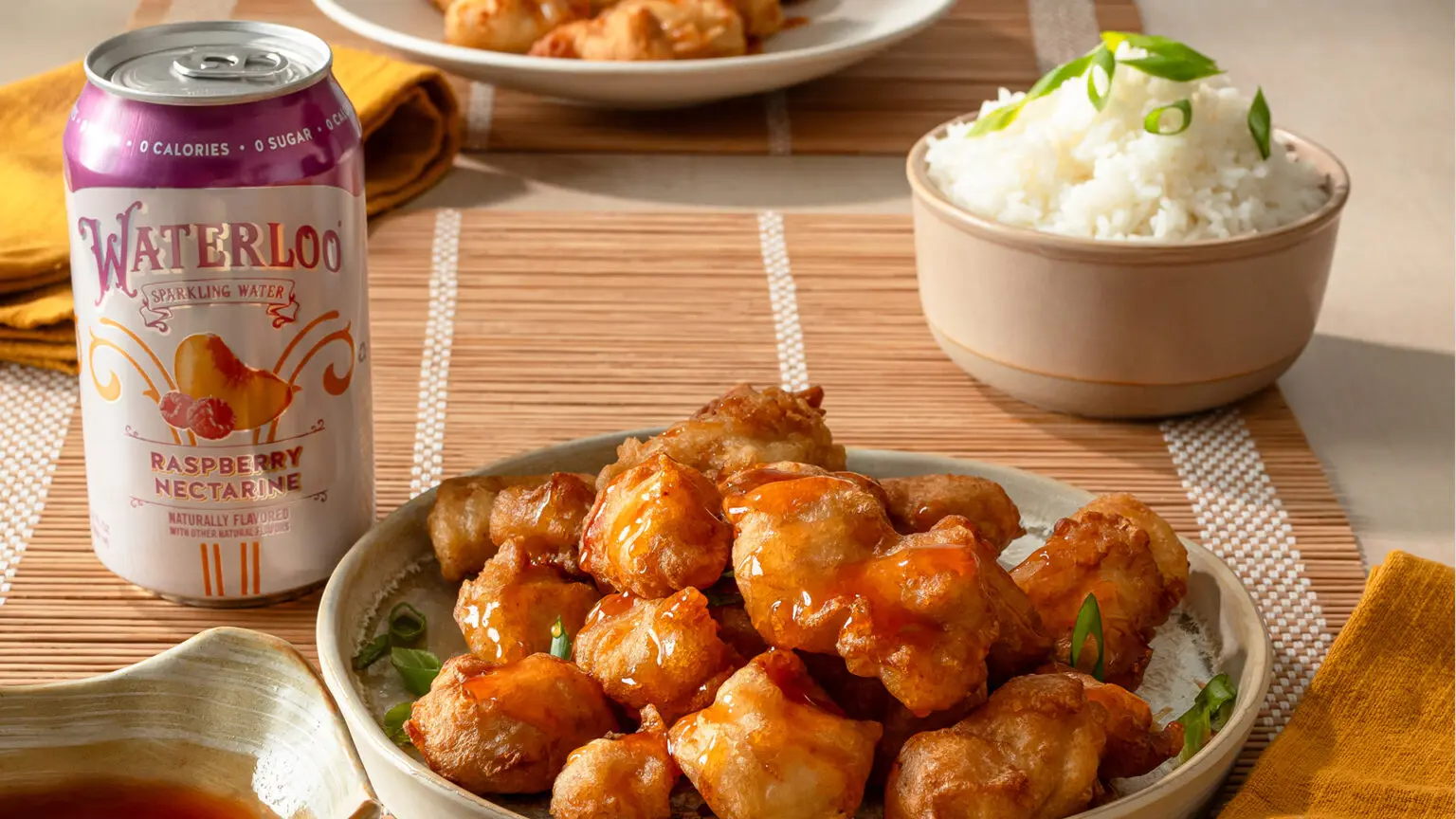 Razzy Crispy Fried Chicken & Glaze - Waterloo Sparkling Water